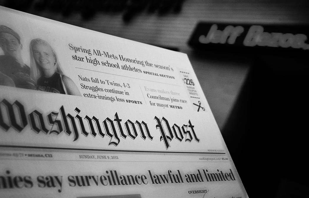 The Washington Post Dies in Daylight - by Jonathan V. Last