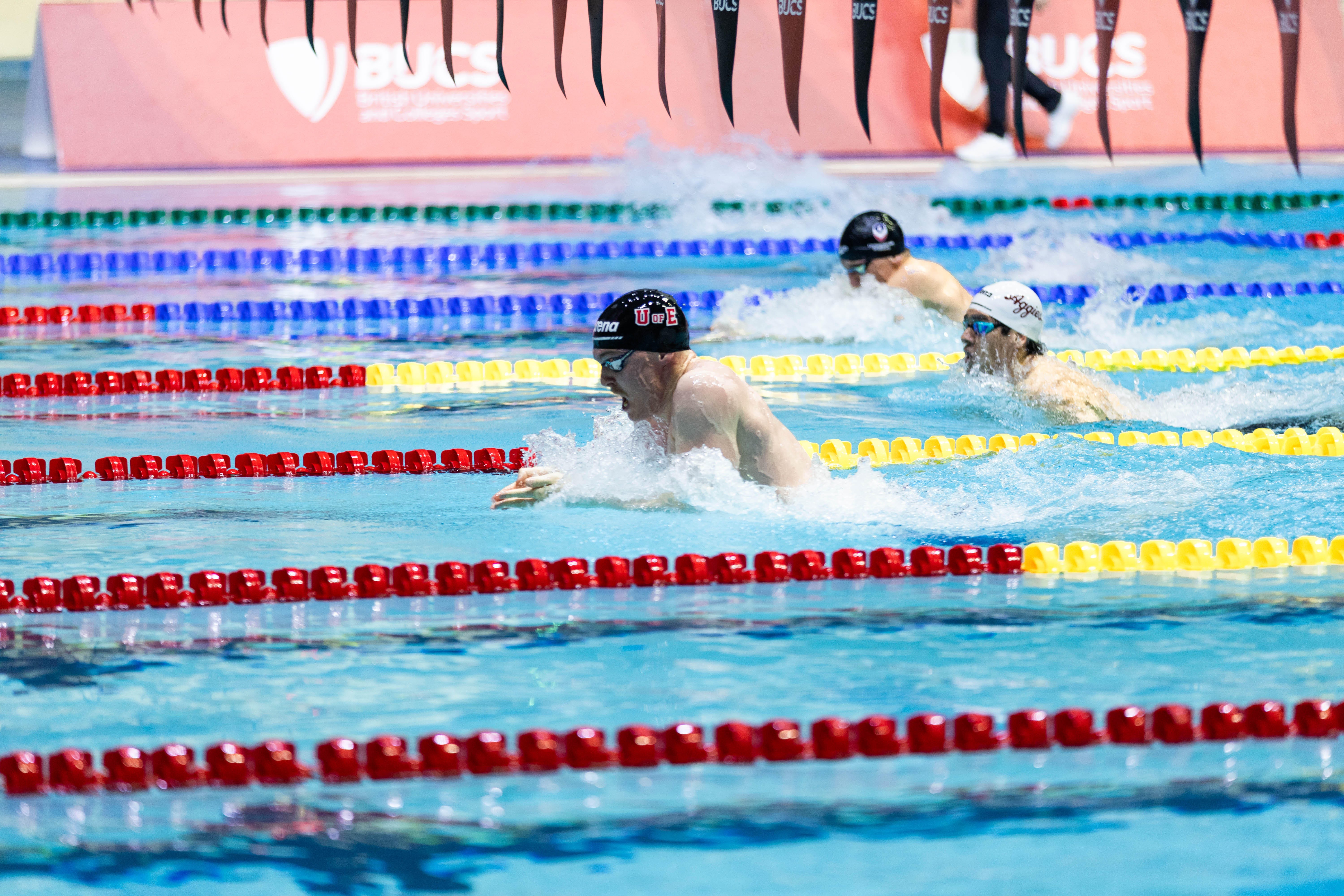 Swimming champion's fight for time highlights life and death struggle