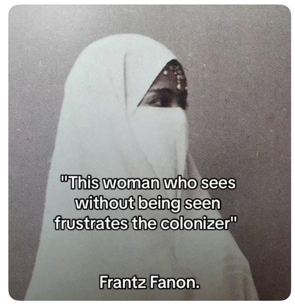 The Woman Who Sees Without Being Seen - by Robina Qureshi