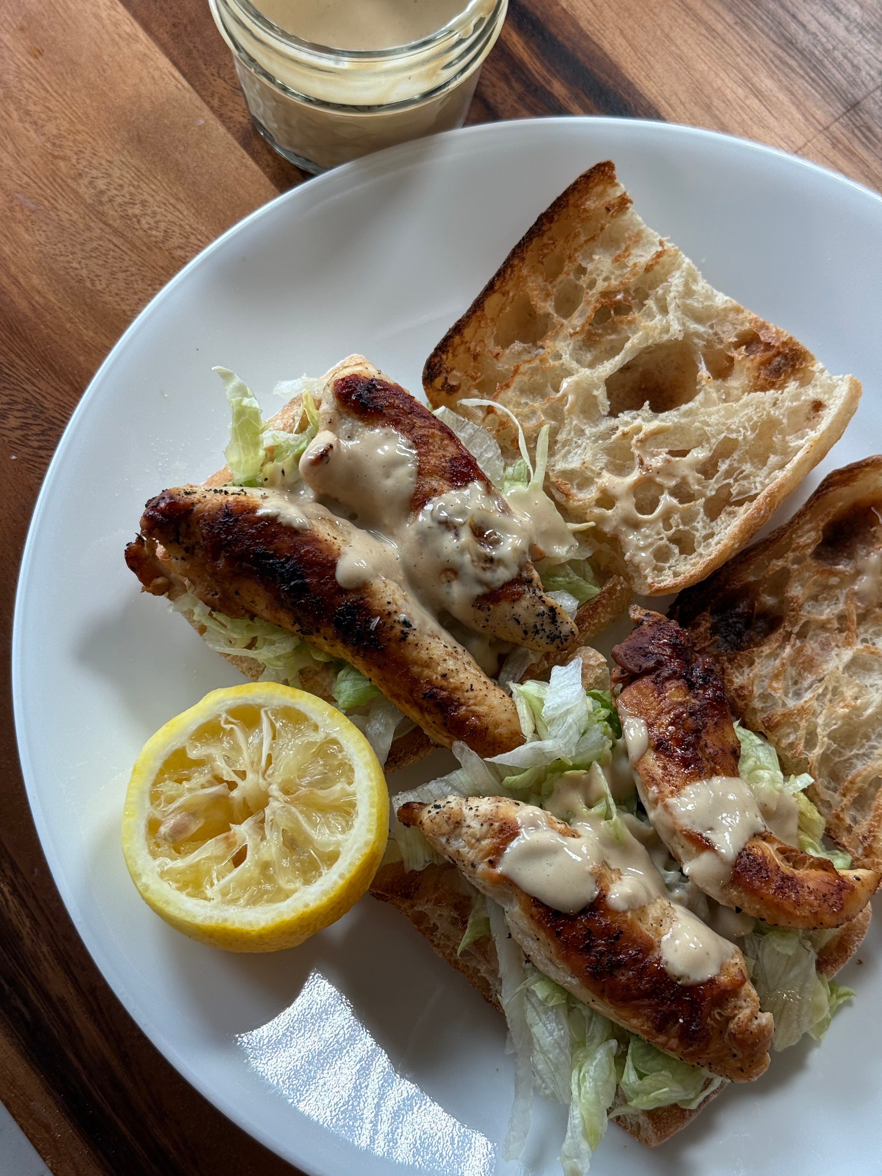 Chicken Caesar Sandwich - by Ellie Teale