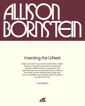 Allison Bornstein | Substack