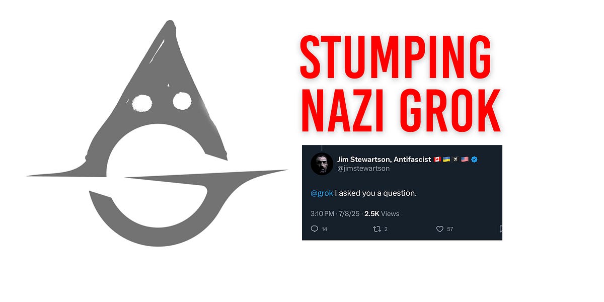 Stumping Nazi Grok - by Jim Stewartson