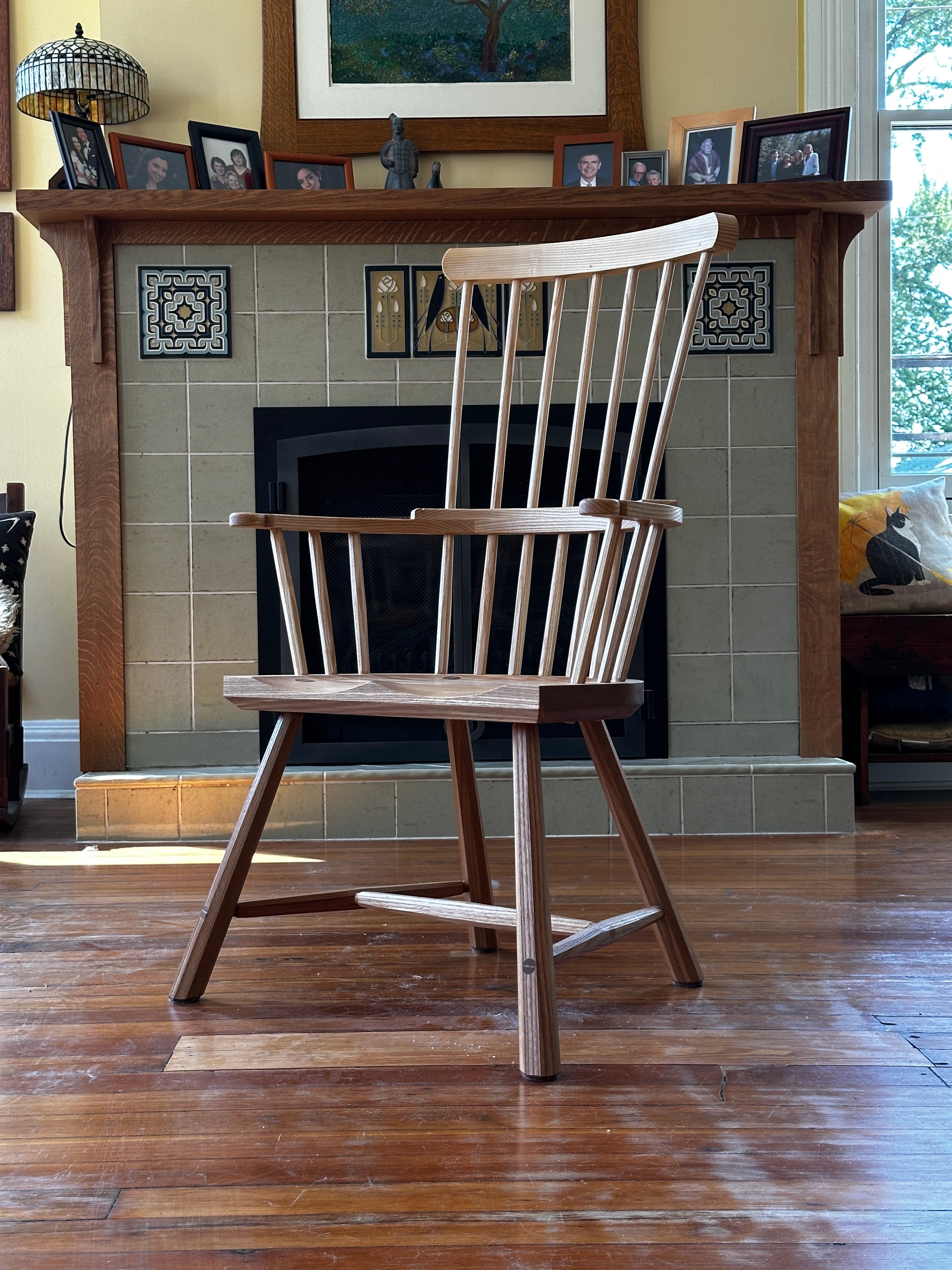 Free Plans & Patterns: 7-stick Comb-back Chair