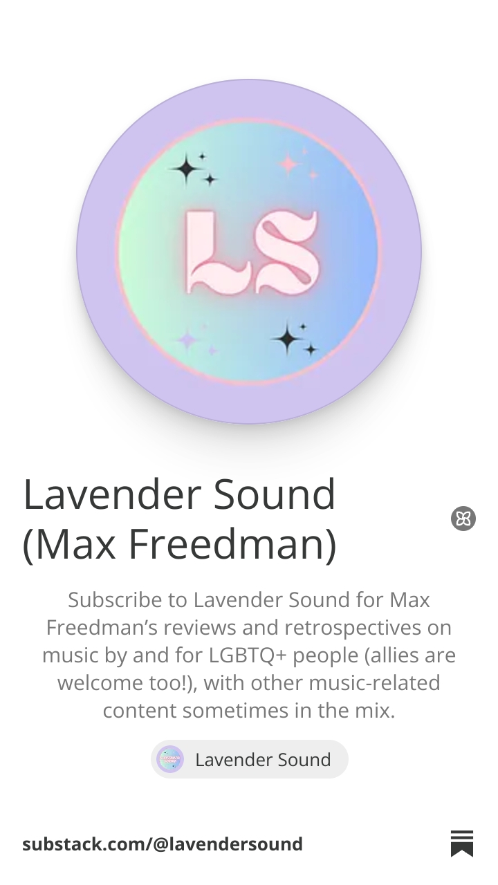 Lavender Sound (Max Freedman) | Substack