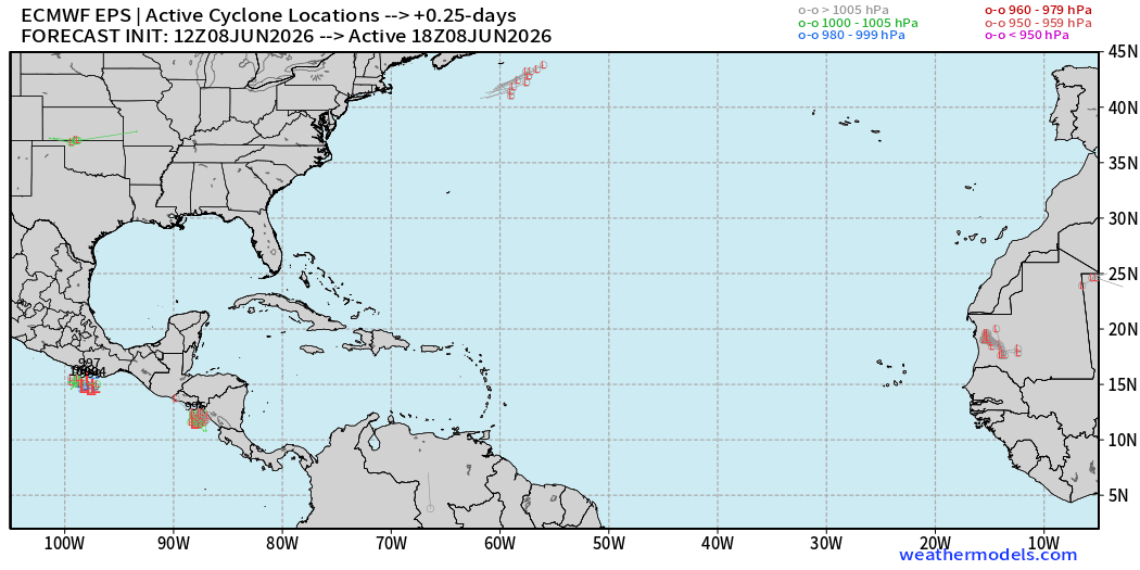 June 8, 2026 Monday Tropical Update - by Dr. Ryan Maue