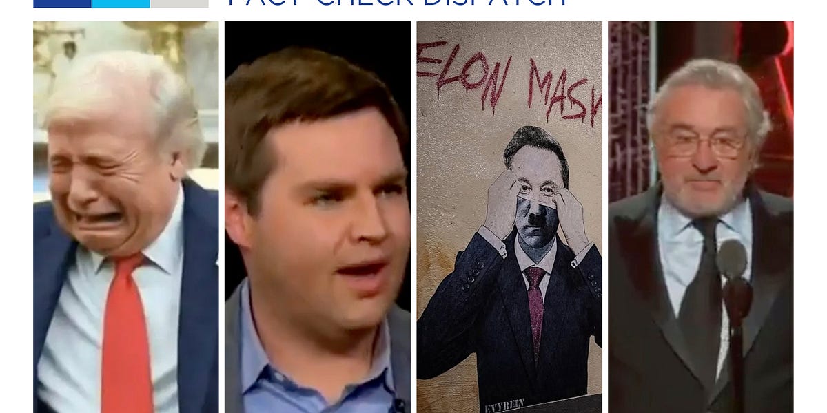 Fact-Check Dispatch: Oval Office showdown, 'staged' Ukrainian combat ...