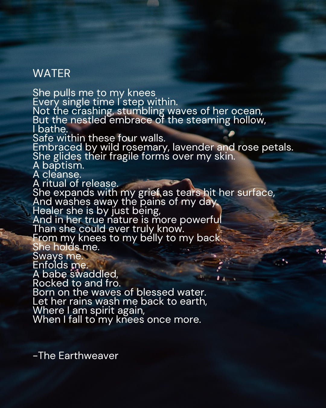 Water - by Ruth - The Earthweaver’s Substack