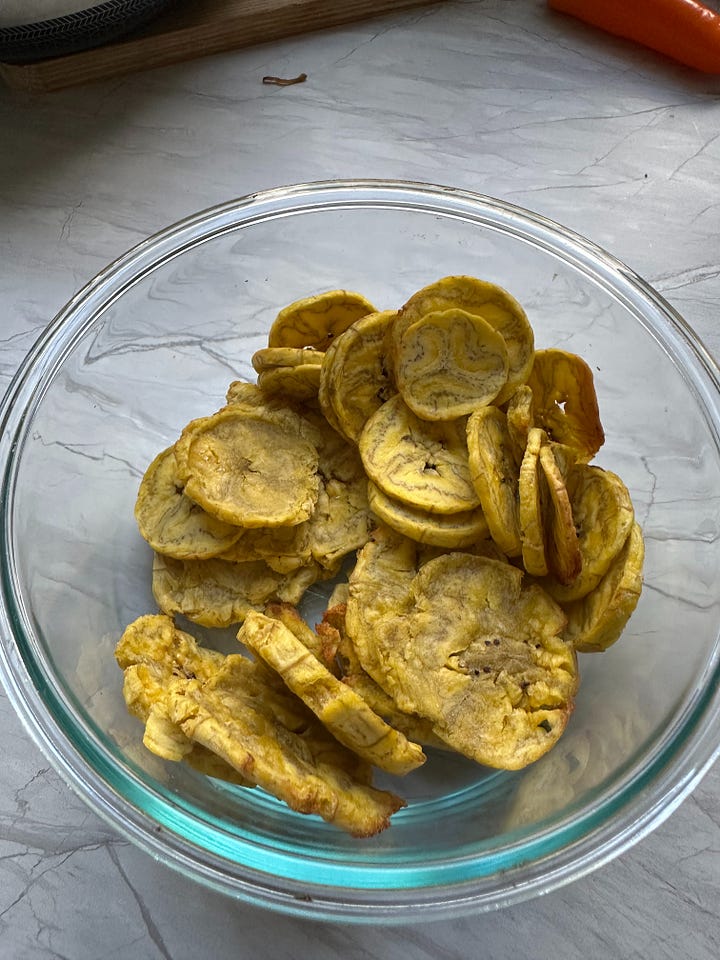 TOSTONES DE PLÁTANO - Lilibeth Ramirez