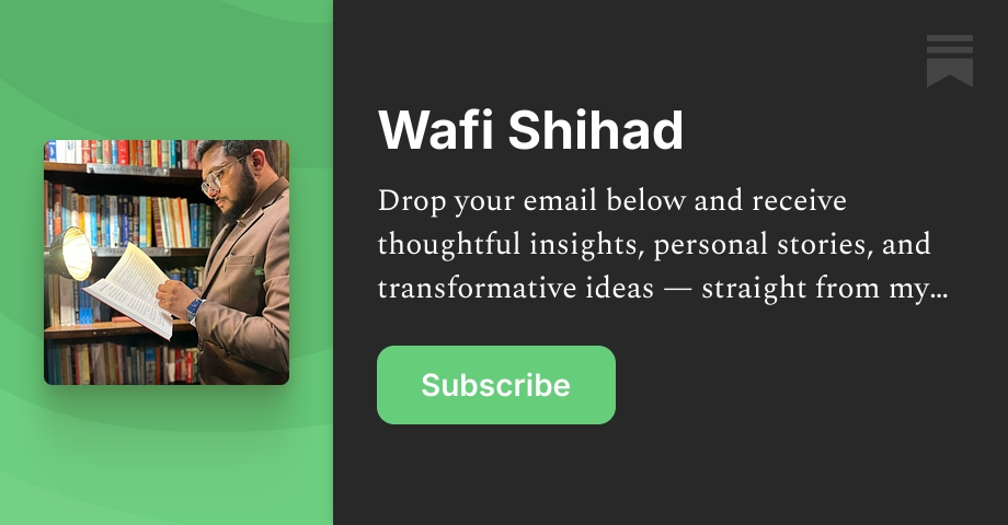 Wafi Shihad | Substack