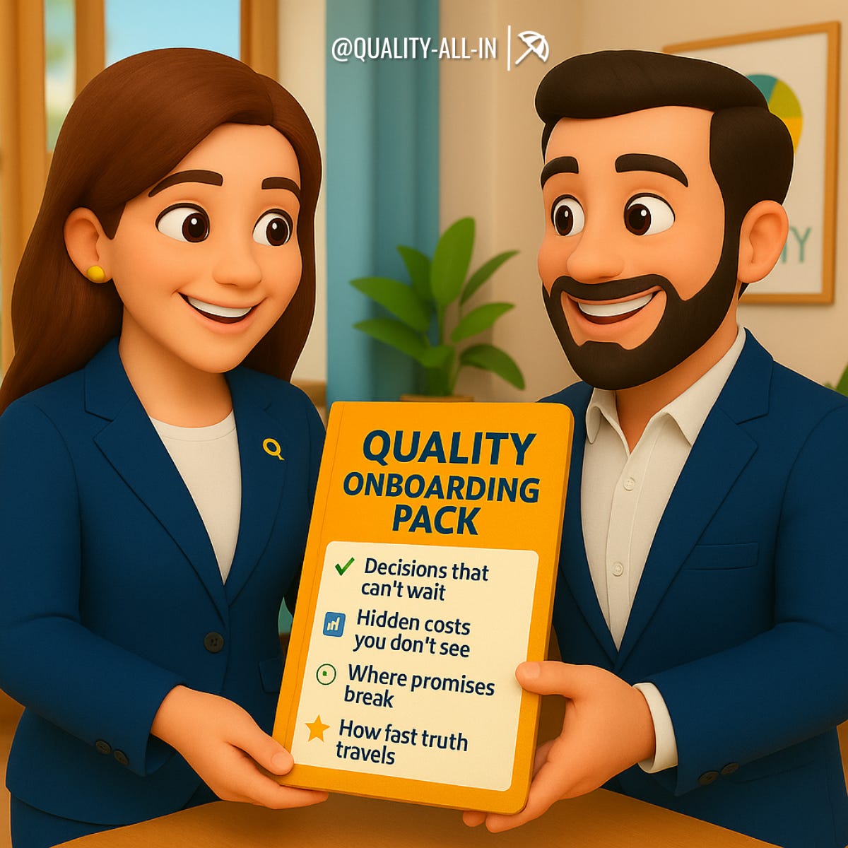 New CEO Quality Onboarding Pack - QUALITY ALL IN