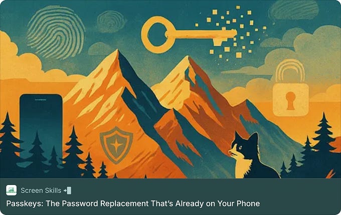 Alexander Verbeek (@theplanet): "Still using passwords? There's something better already on your ...