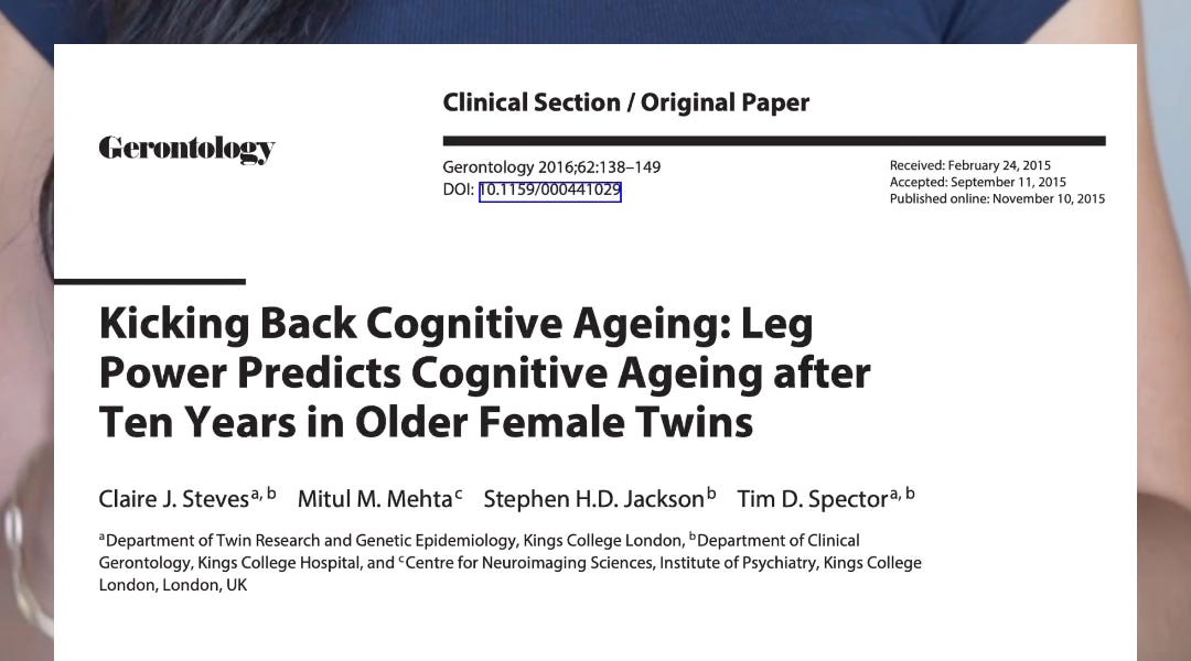 Leg Strength and Brain Health: The Link Explained