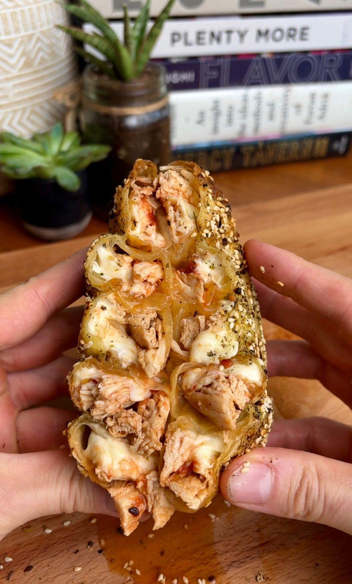 Chicken Parm Rice Paper Spiral - by Chef Josh Gale