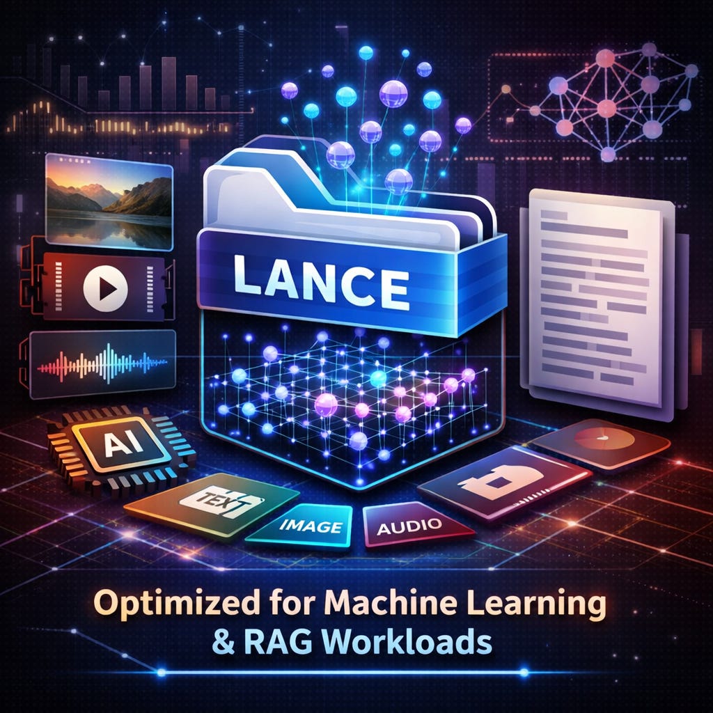 Lance for Embeddings (vector database) - by Daniel Beach