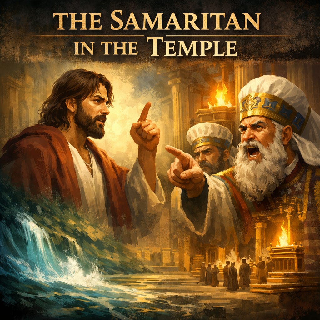 The Samaritan in the Temple - by Ray Taylor Ph.D