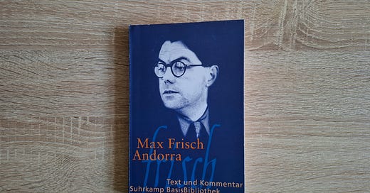 Max Frisch - Andorra - Jannis’ Literaturkritik