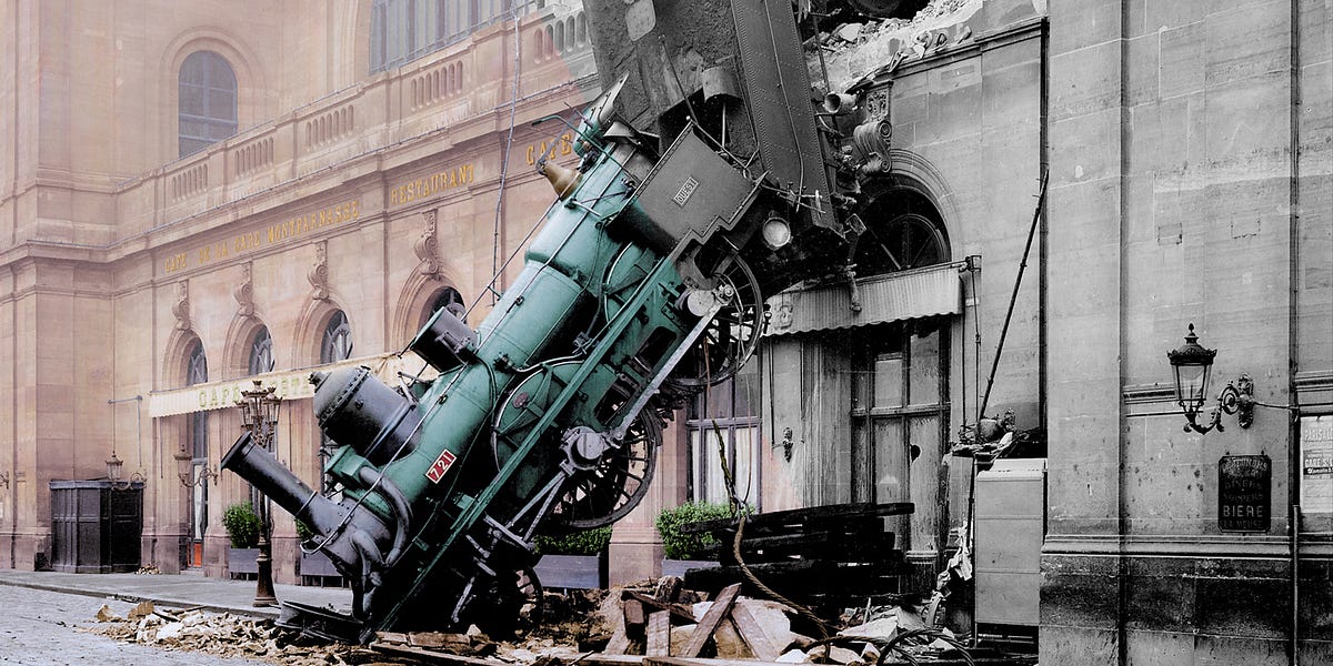 A Remarkable Railway Crash in Paris