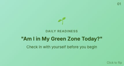 The Green Zone Check-In: How to Know If You’re Ready to Write About Trauma