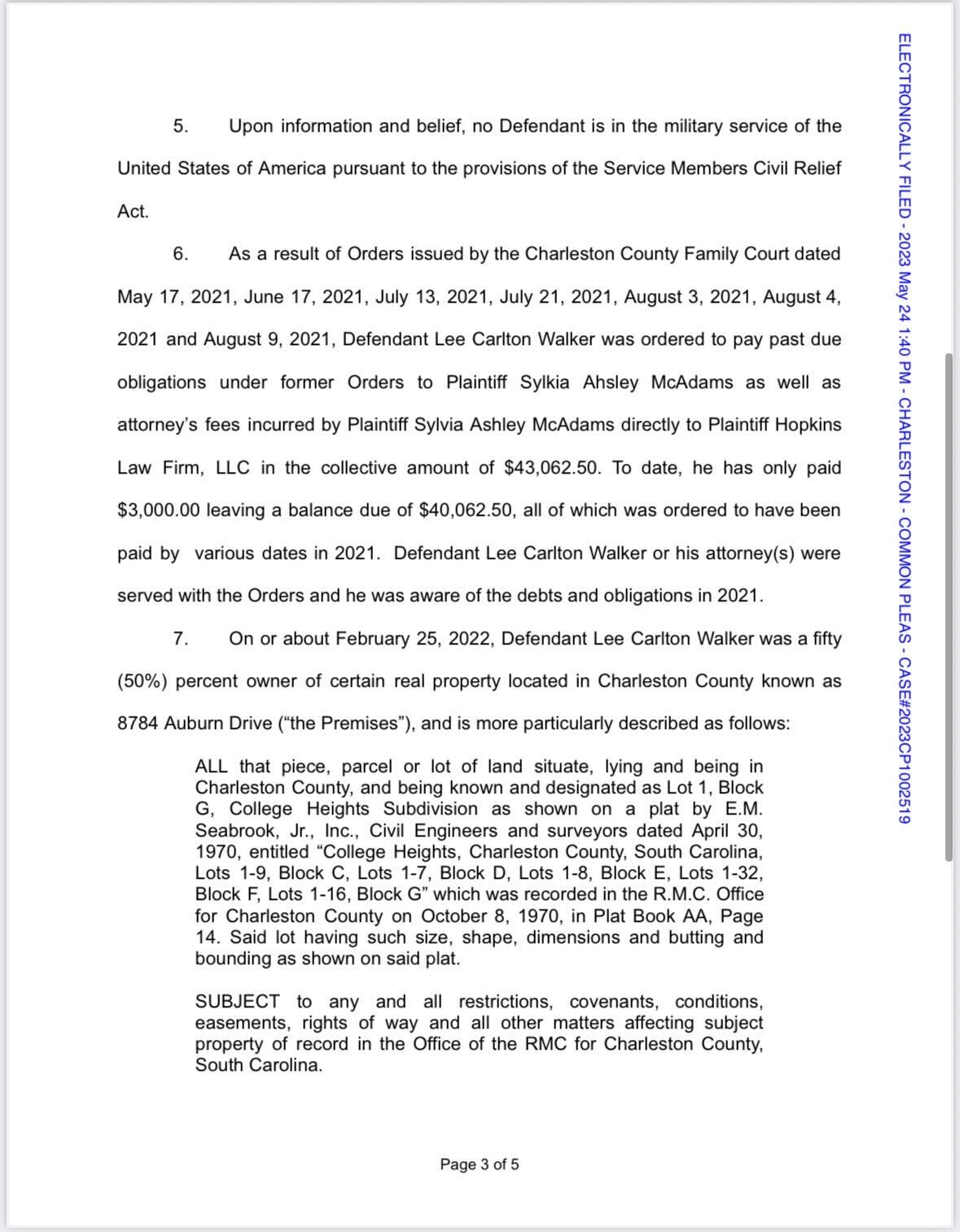 Carlton Walker Sued By The Mother of His Child For Fraud & Dodging ...