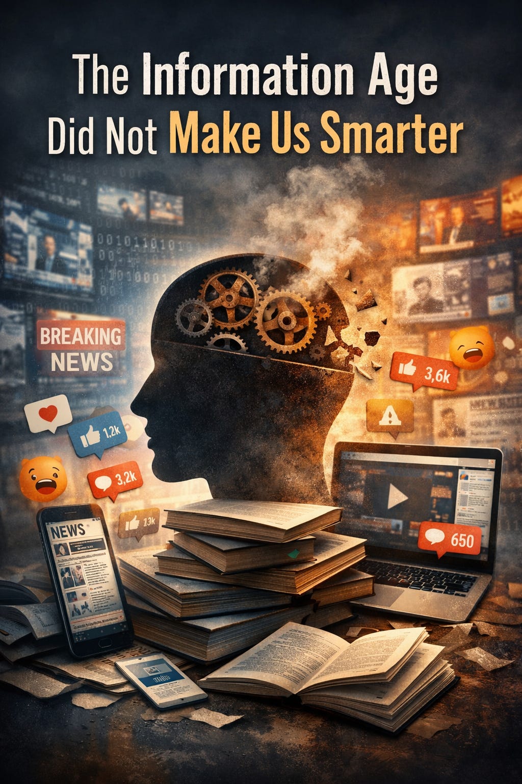 The Information Age Did Not Make Us Smarter