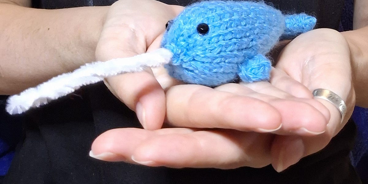narwhal knitting pattern free