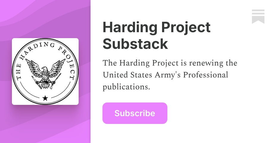 About - Harding Project Substack