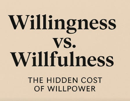 Willingness vs. Willfulness - Casually Intense