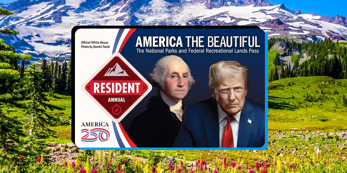 Trump enrages National Park lovers by putting his face on passes