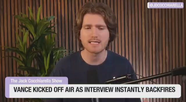VANCE GETS KICKED OFF ABC AS AN INTERVIEW INSTANTLY BACKFIRES