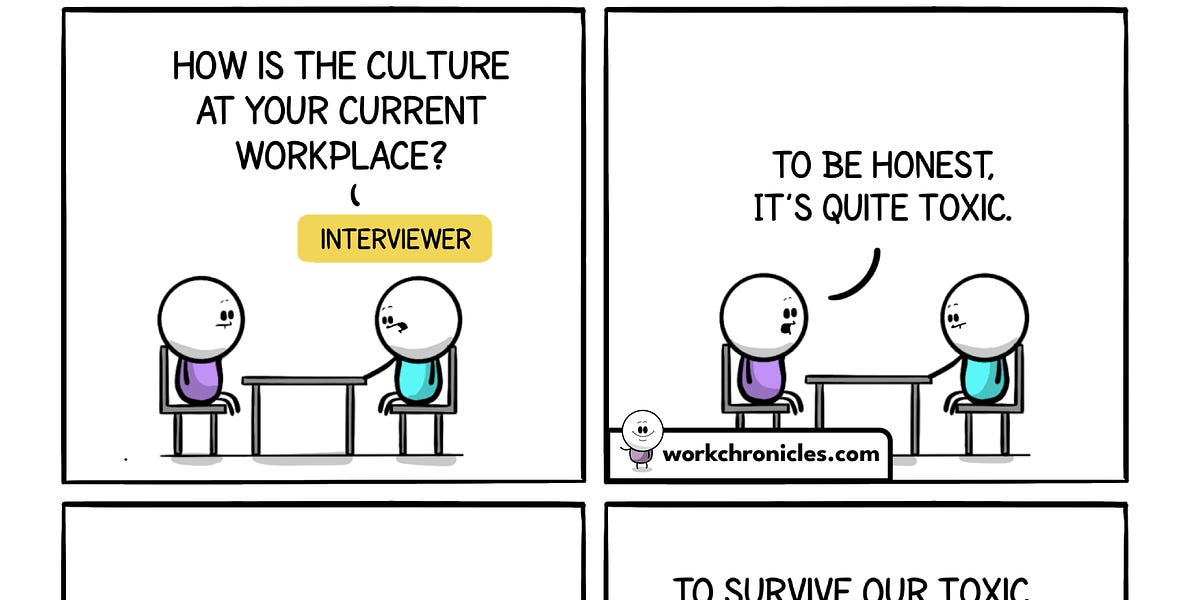 (comic) Toxic Culture Fit - Work Chronicles