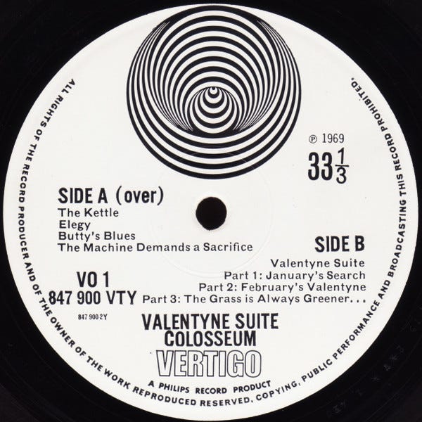 Colosseum — Valentyne Suite (1969) - Howard Salmon
