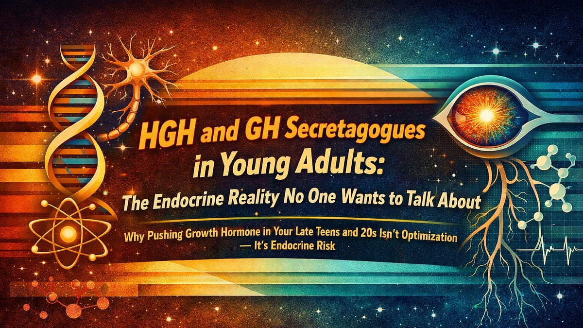 HGH and GH Secretagogues in Young Adults: The Endocrine Reality No One ...