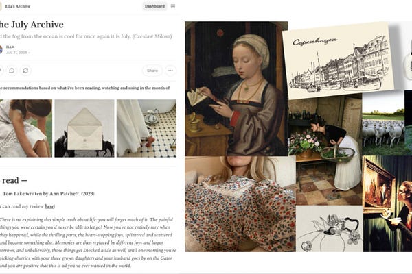 Ella’s Archive | Substack