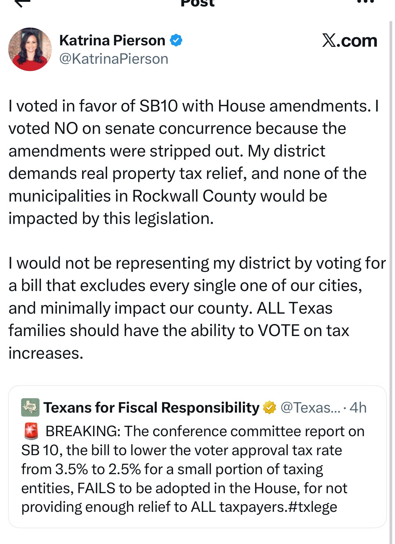 Texas Senate Bill 10 Faces Setback as House Rejects Compromise, Signals ...