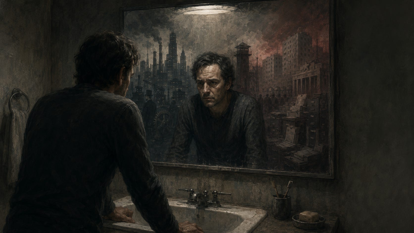 The Man in the Mirror - by Jack Sotallaro