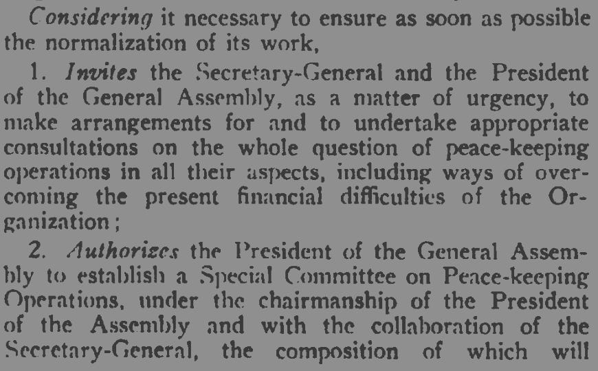 Re-imagining the Special Committee on Peacekeeping Operations