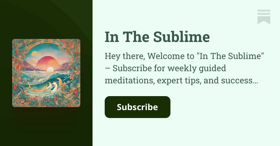 In The Sublime | Danai | Substack
