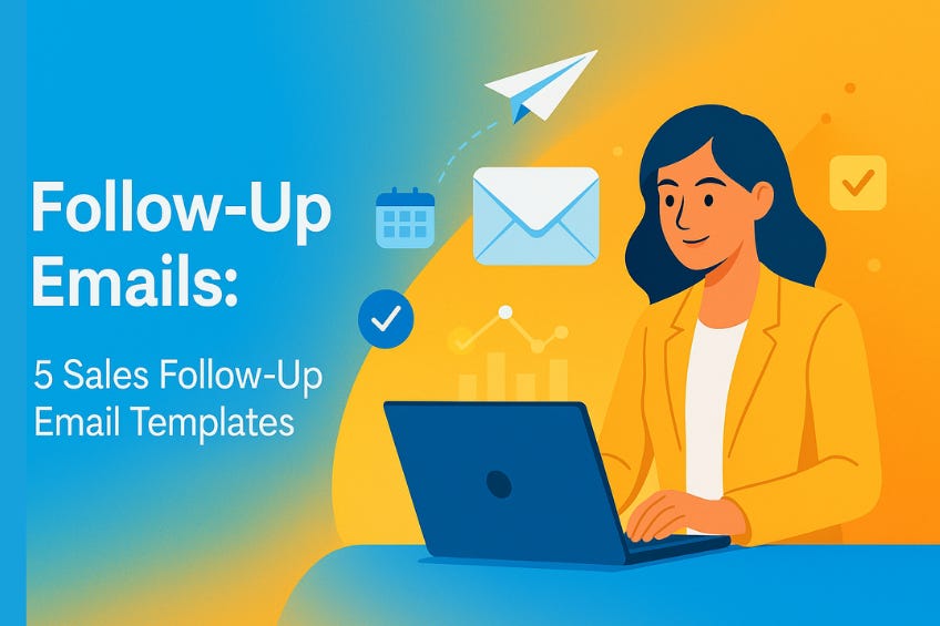 5 Follow-up Email Templates for Sales Professionals
