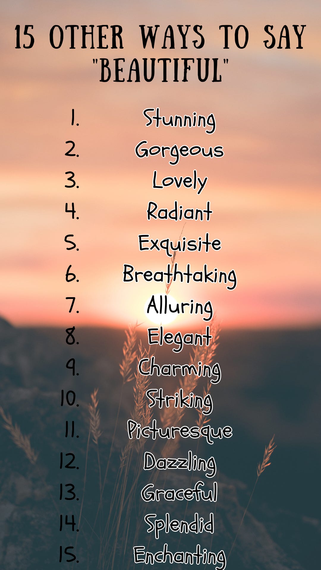 15 Other Ways to Say “Beautiful” (With Examples)