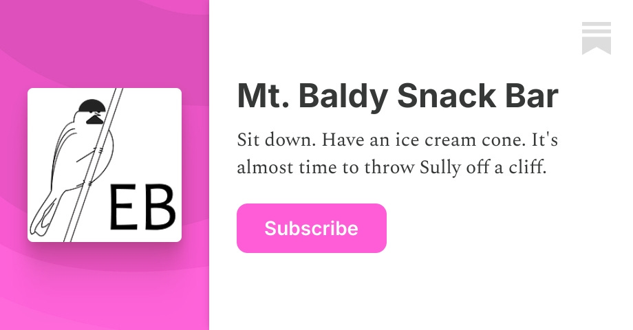 Mt. Baldy Snack Bar | Eric Baerren | Substack