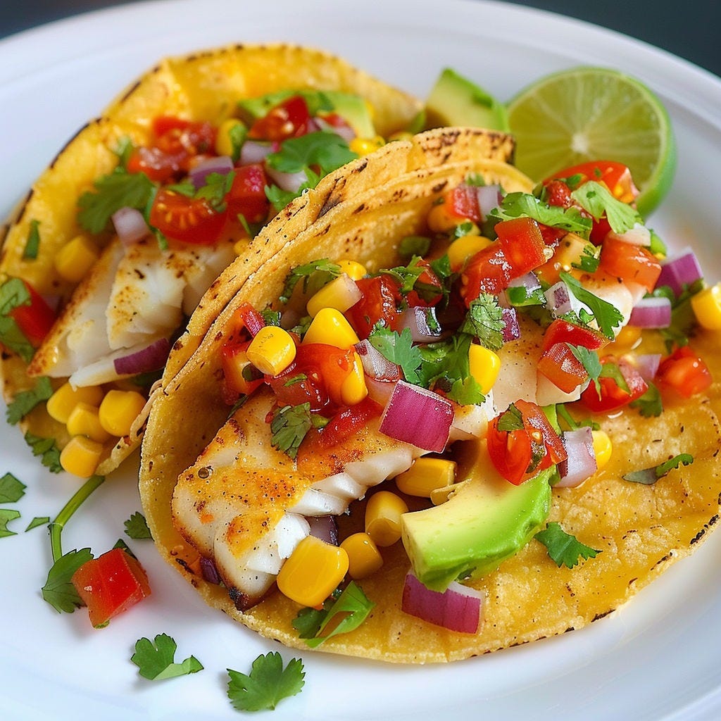 Fraîcheur et Convivialité : Les Tacos au Poisson sur la Plaque 🌮