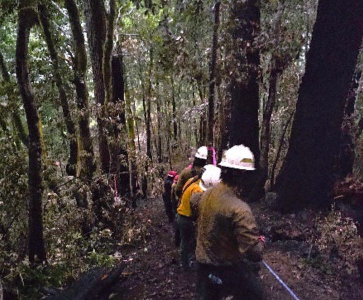 The Nightmare Medical Extraction on the Anvil Fire in Oregon.