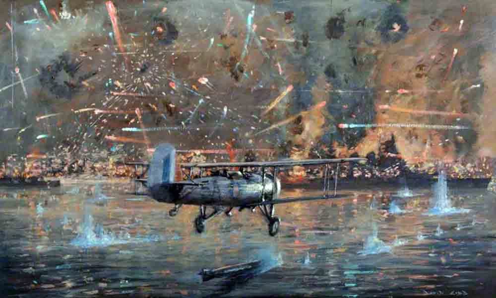 Italian fleet surprised at Taranto - by Martin Cherrett