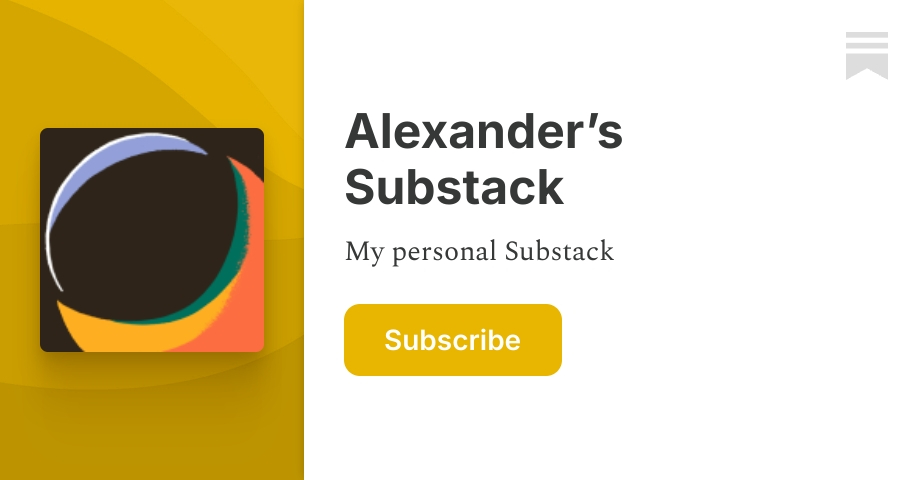 Alexander’s Substack | Substack