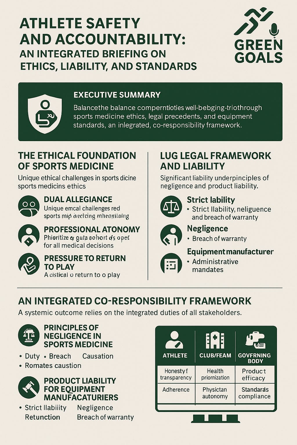 Athletic Standards: Injury, Ethics & Legal Liability — Athlete Safety ...