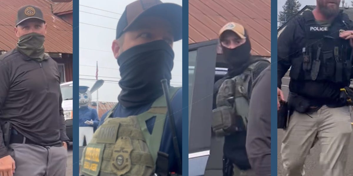 Armed ICE Agents Confront Bystander After Aloha Detention