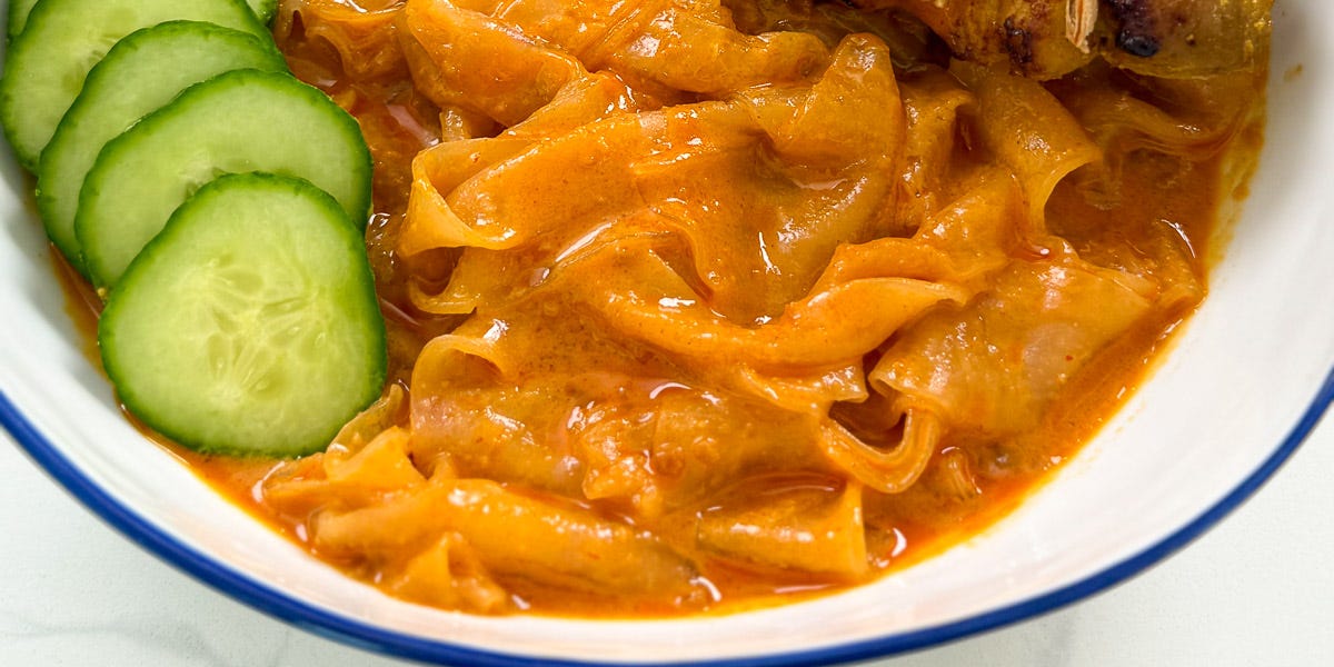 Rice Paper Noodles with Thai Peanut Sauce (Recipe Inside)!