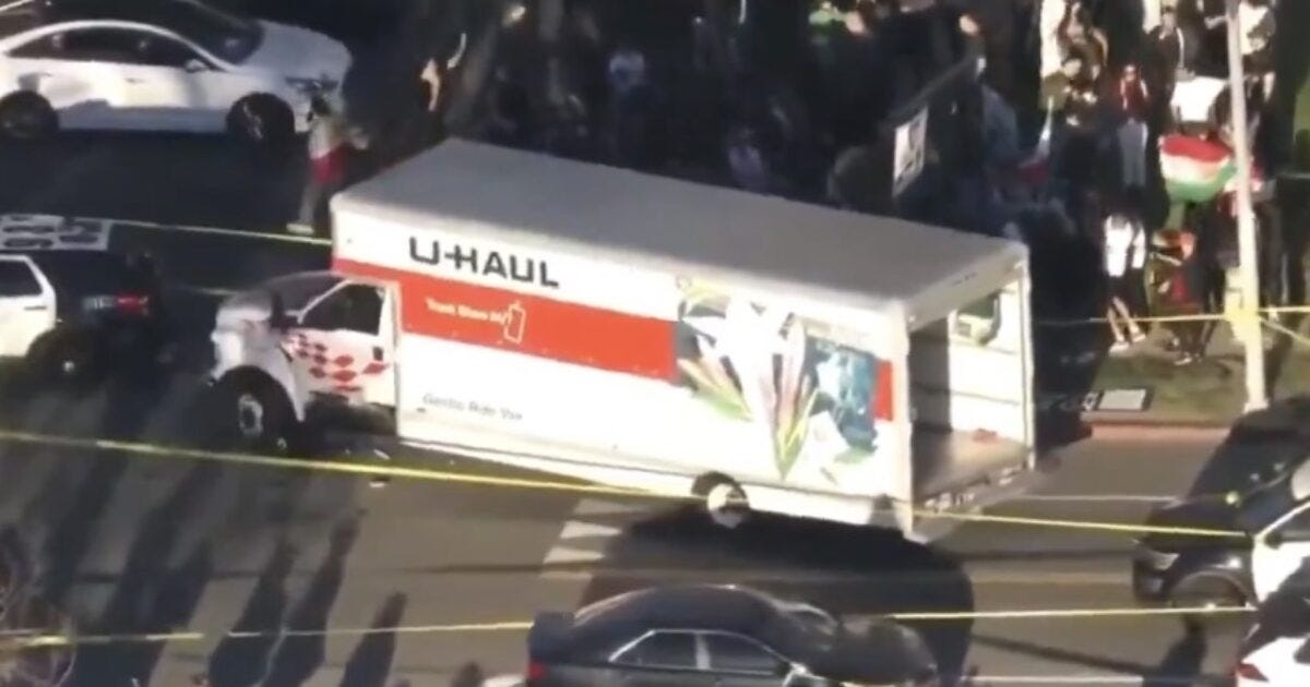 WATCH: U-Haul Truck Drives Through Crowd of Protesters in Los Angeles ...