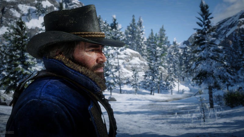 Red Dead NPC has better eating habits than most real people
