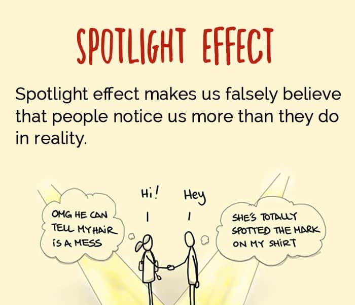 spotlight effect cure